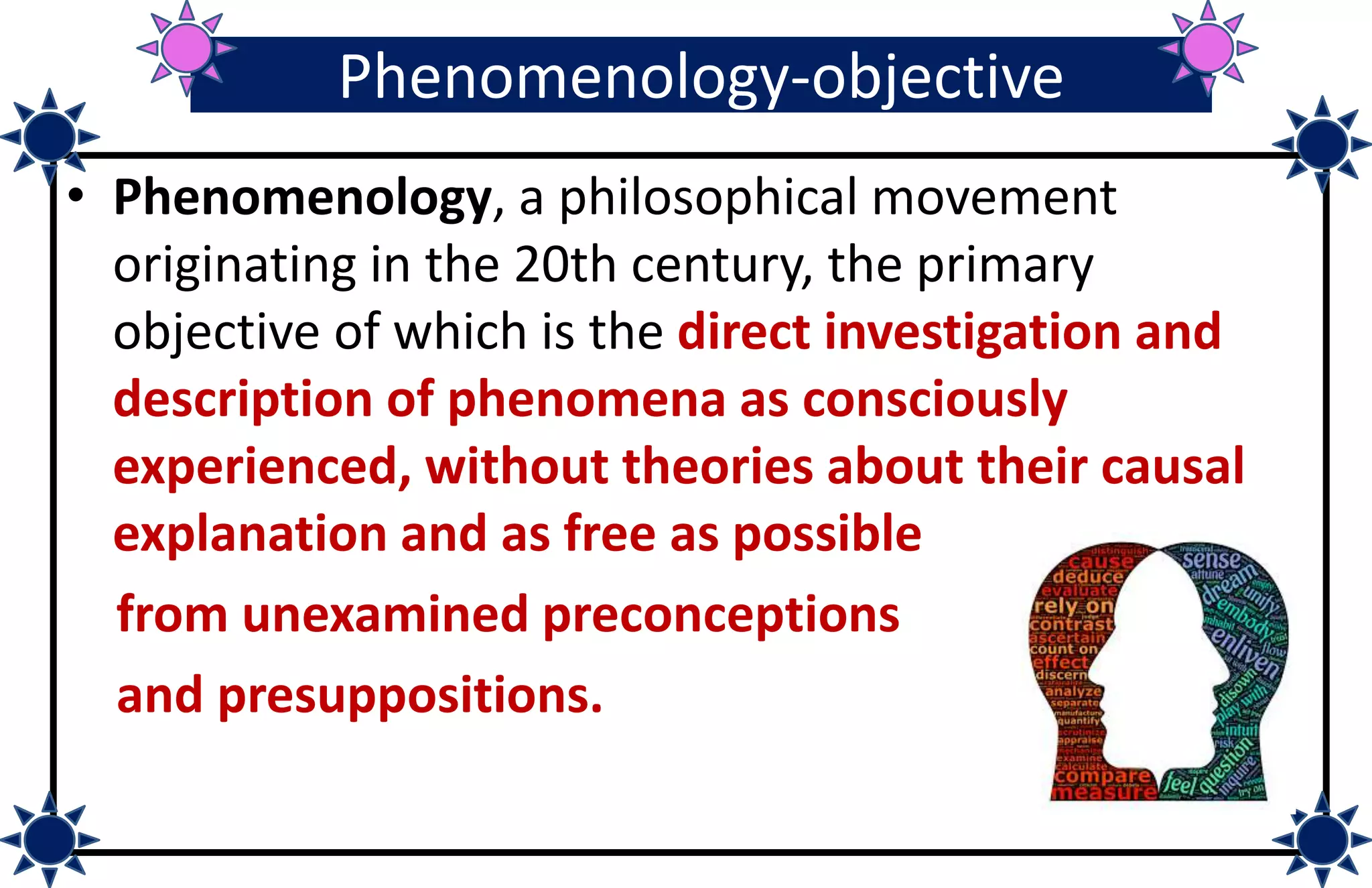 Phenomenological Research | PPTX
