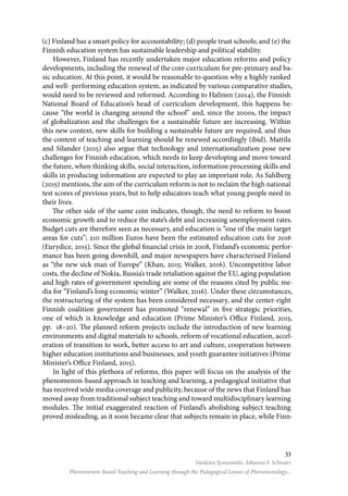 Phenomenon-Based Teaching and Learning through the Pedagogical Lenses ...