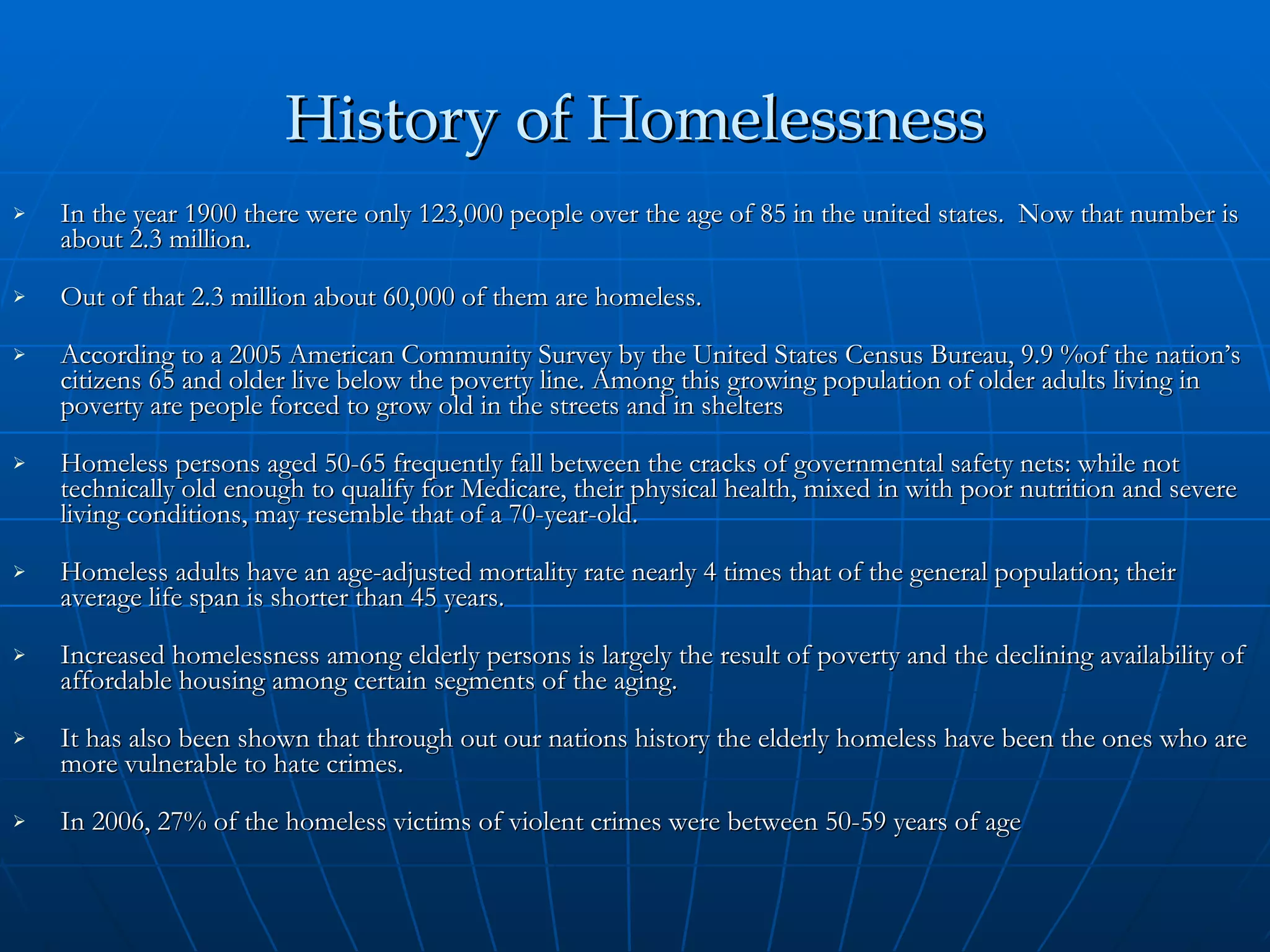 Phenomenon Of Elderly Homelessness (Latest Ed.) | PPT | Substance Abuse ...