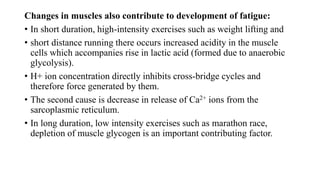 Phenomenon of fatigue by Pandian M | PPTX