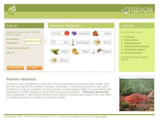Breeding Management Software | Phenome Networks | PPTX