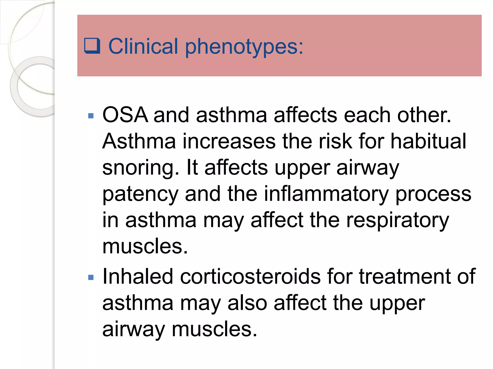 Phenotypes of OSA | PPTX