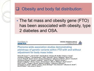 Phenotypes of OSA | PPTX