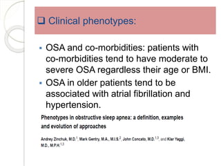 Phenotypes of OSA | PPTX