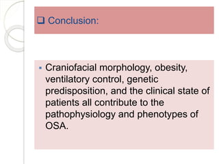 Phenotypes of OSA | PPTX