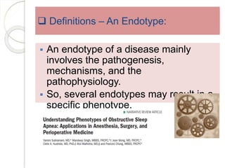 Phenotypes of OSA | PPTX