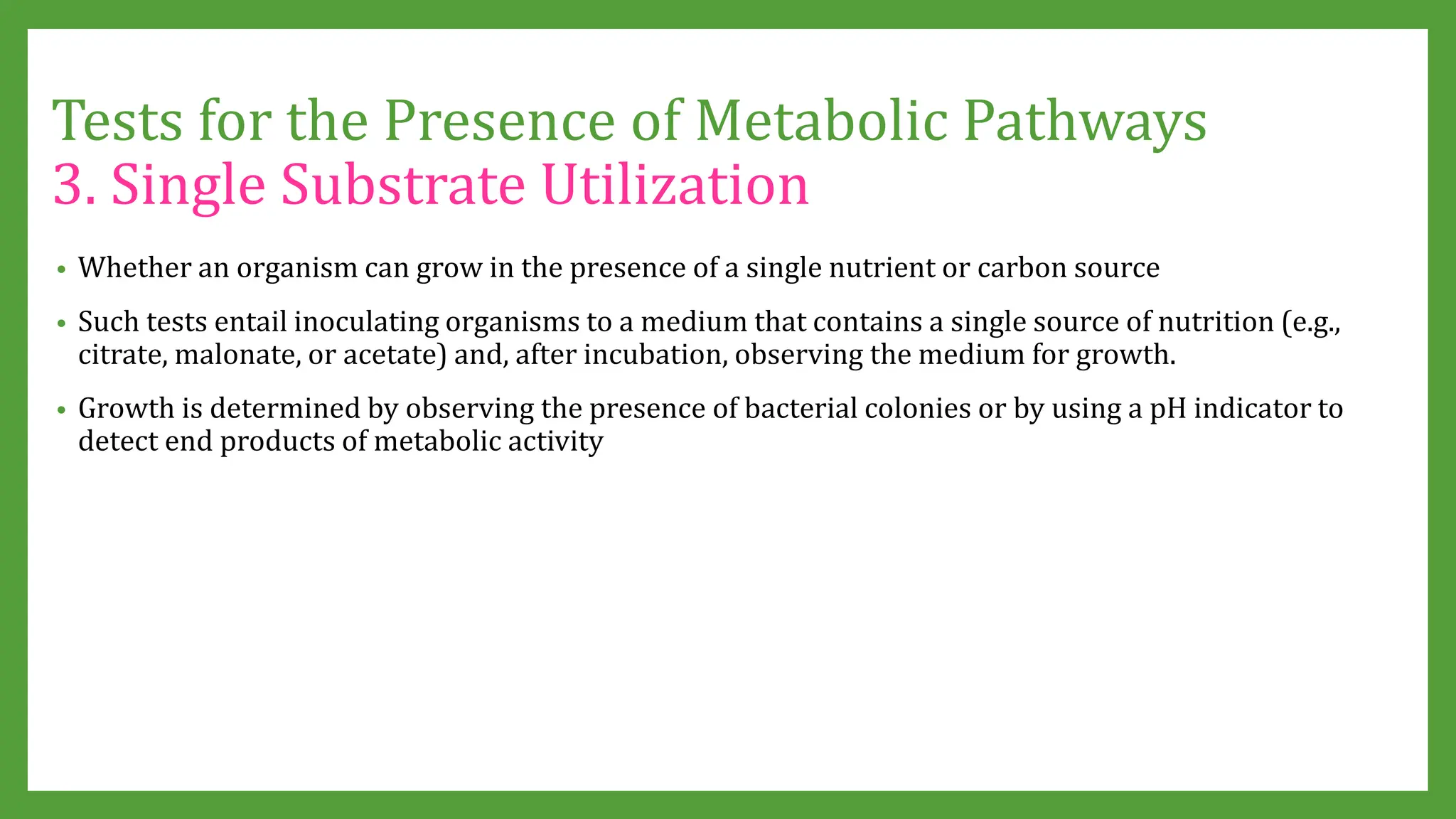 PHENOTYPIC METHODS OF Bacterial identification- conventional ...