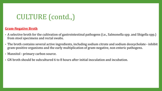 PHENOTYPIC METHODS OF Bacterial identification- conventional ...