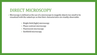 PHENOTYPIC METHODS OF Bacterial identification- conventional ...