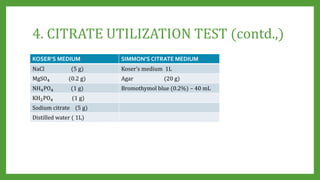 PHENOTYPIC METHODS OF Bacterial identification- conventional ...