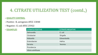 PHENOTYPIC METHODS OF Bacterial identification- conventional ...