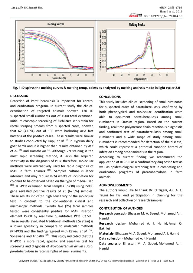 Phenotypic and Molecular Detection of Mycobacterium avium subsp ...