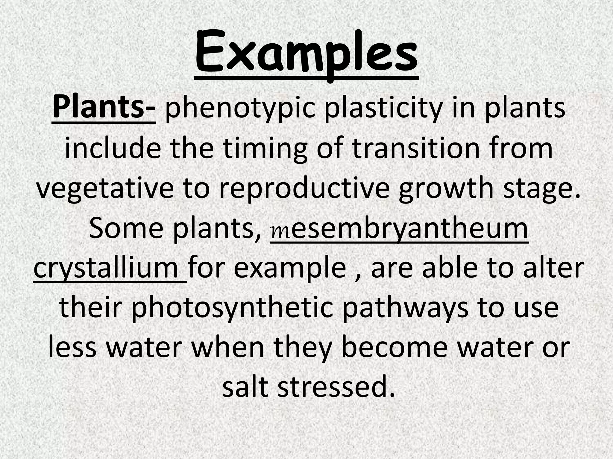 Phenotypic plasticity | PPTX