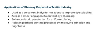 Phenoxy Propanol_ A Helper for Textile Dyes .pdf