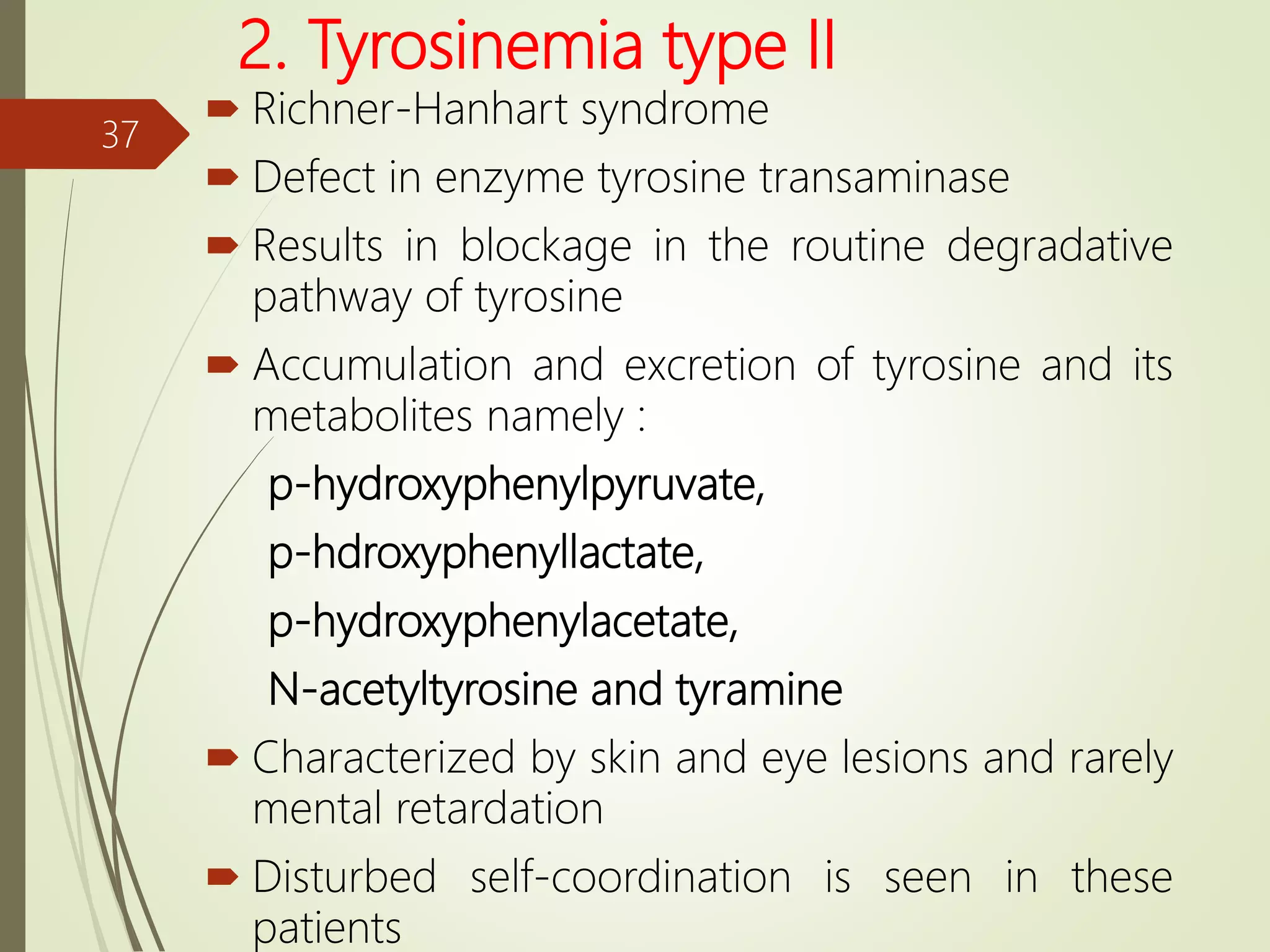 Phenylalanine & tyrosine amino acid metabolism | PPTX