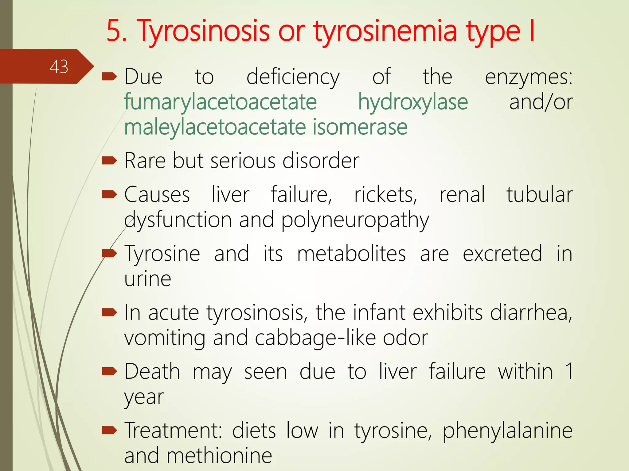 Phenylalanine & tyrosine amino acid metabolism | PPTX