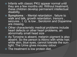 Phenylketonuria | PPTX