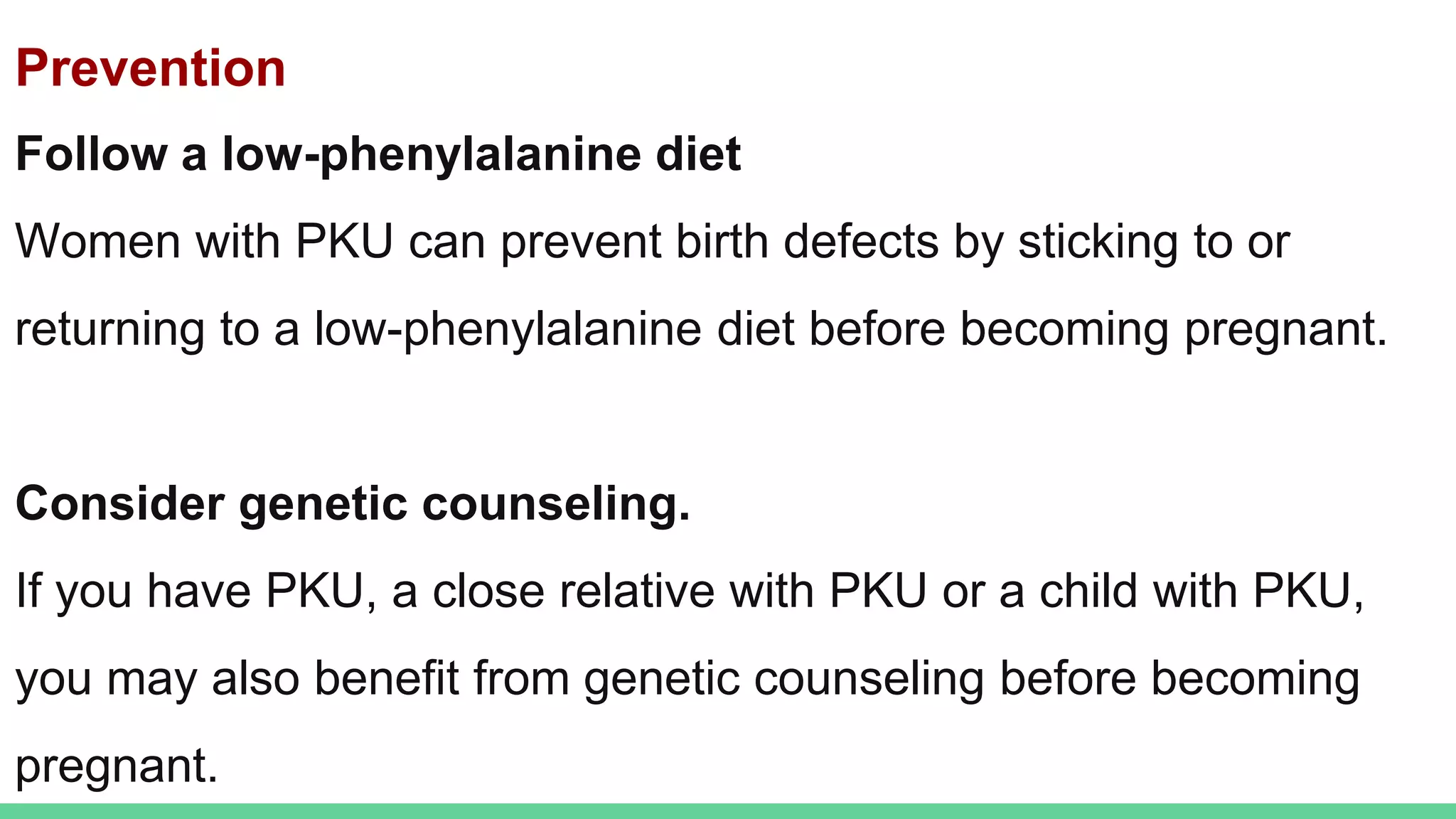 Phenylketonuria | PPTX