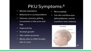 Phenylketonuria Symptoms