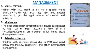 phenylketonuria in children .pptx