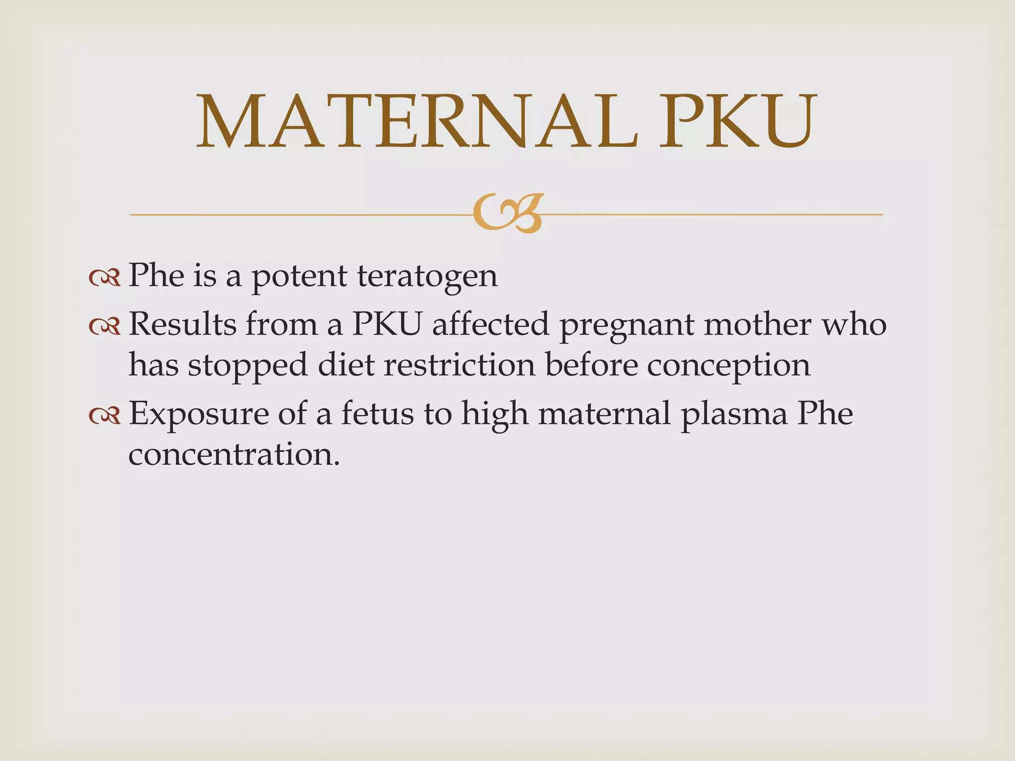 Phenylketonuria (pku) | PPT