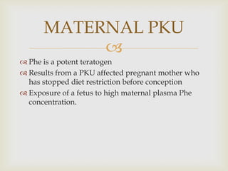Phenylketonuria (pku) | PPTX