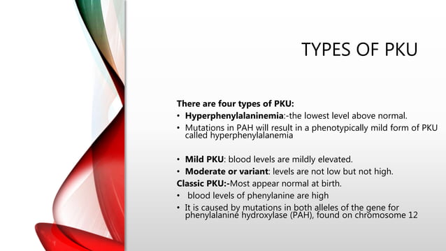 Phenylketonuria(pku) new | PPT