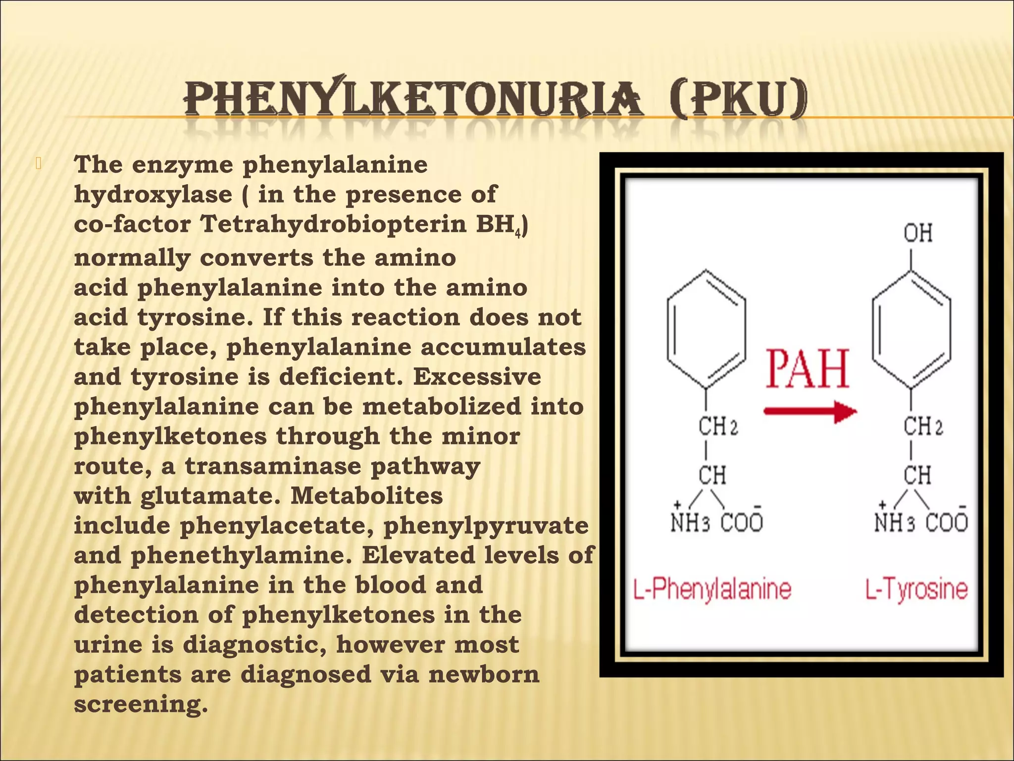 Phenylketonuria Ppt | PPT