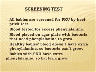 Phenylketonuria Ppt | PPT