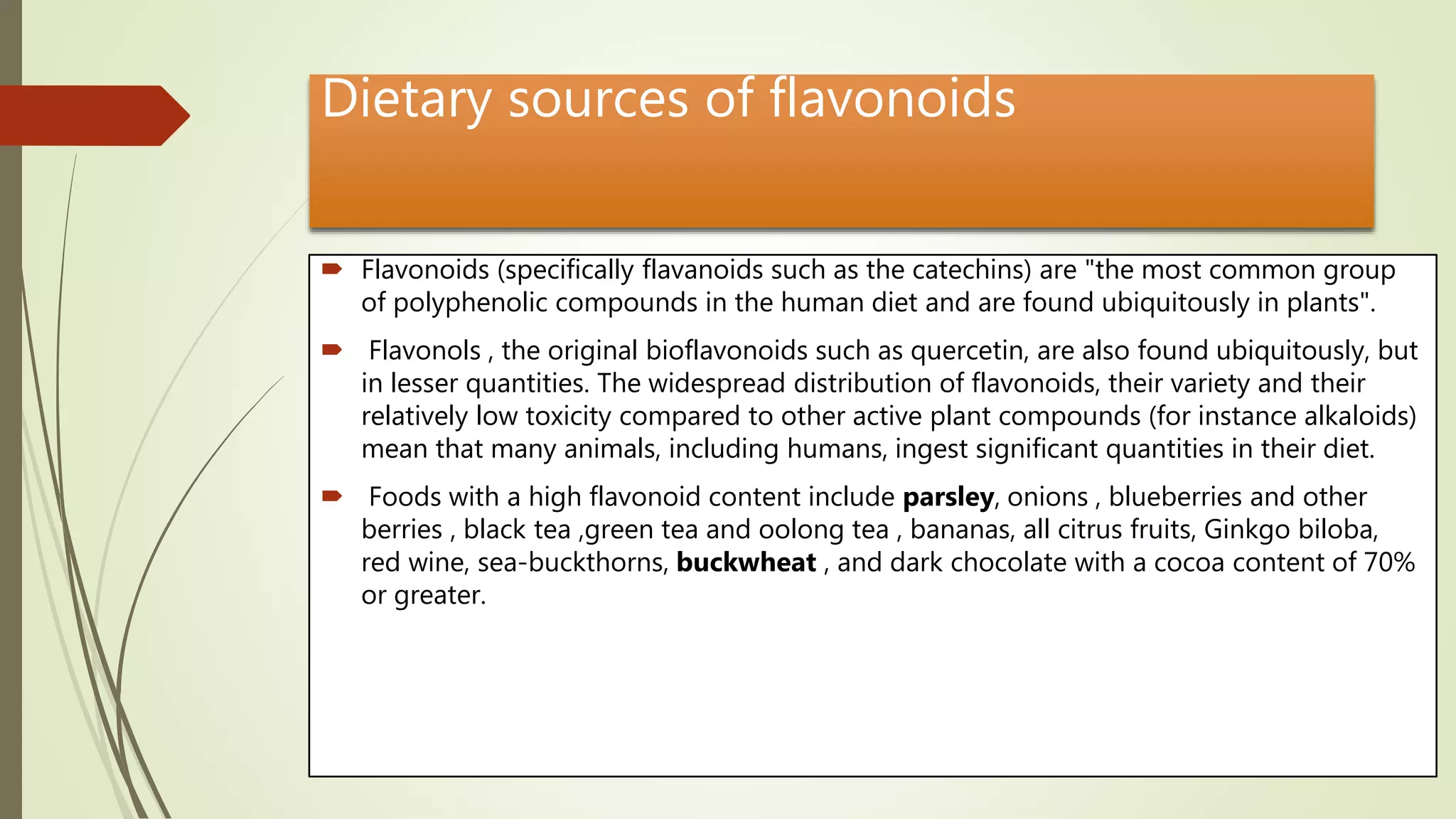 Phenylpropanoids ( Flavonoids, coumarin, lignan ) | PPTX