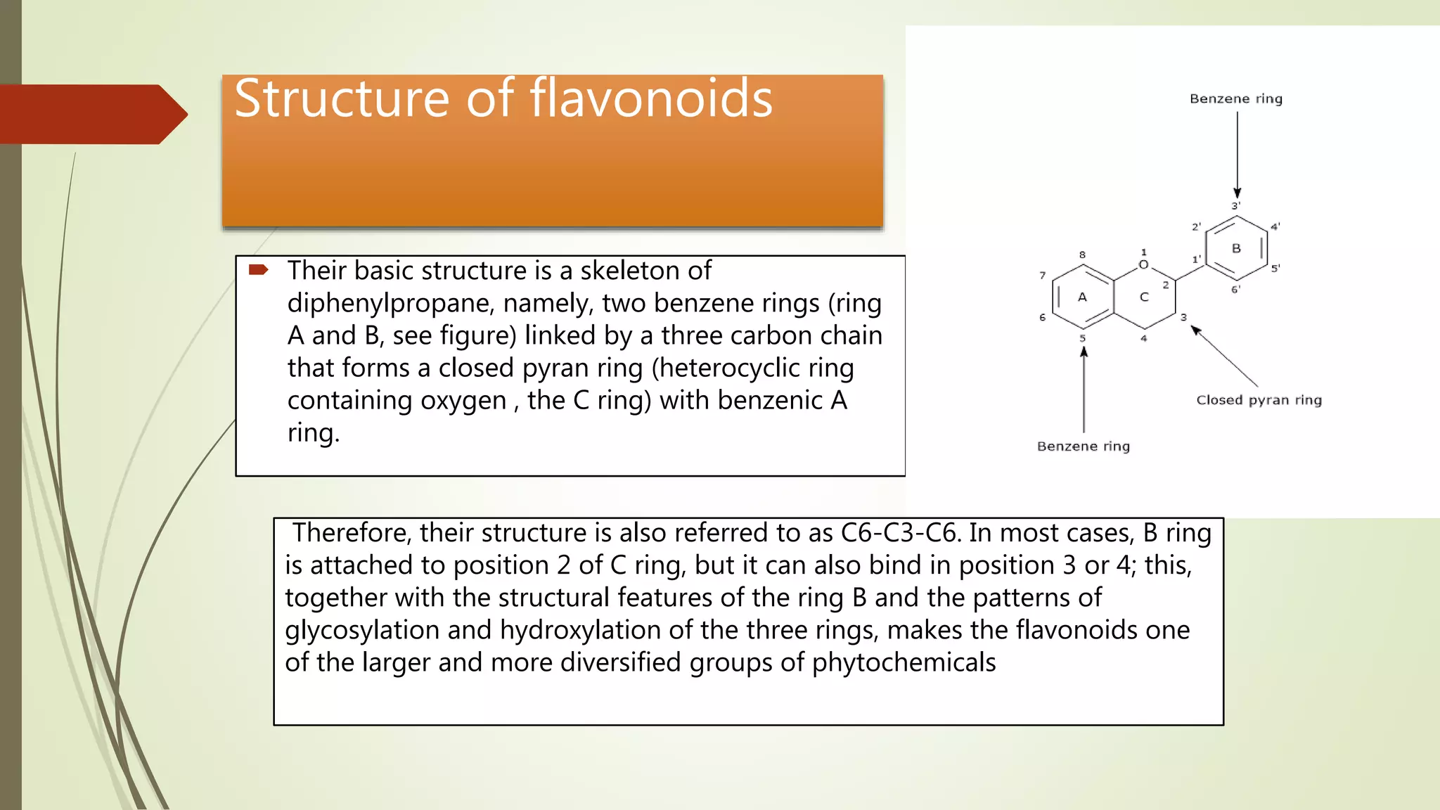 Phenylpropanoids ( Flavonoids, coumarin, lignan ) | PPTX