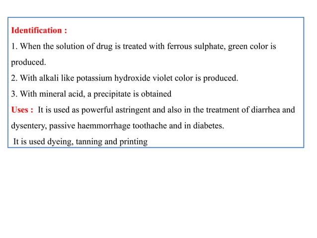 PHENYLPROPANOIDS AND FLAVONOIDS &TANNINS | PPTX | Chemistry | Science