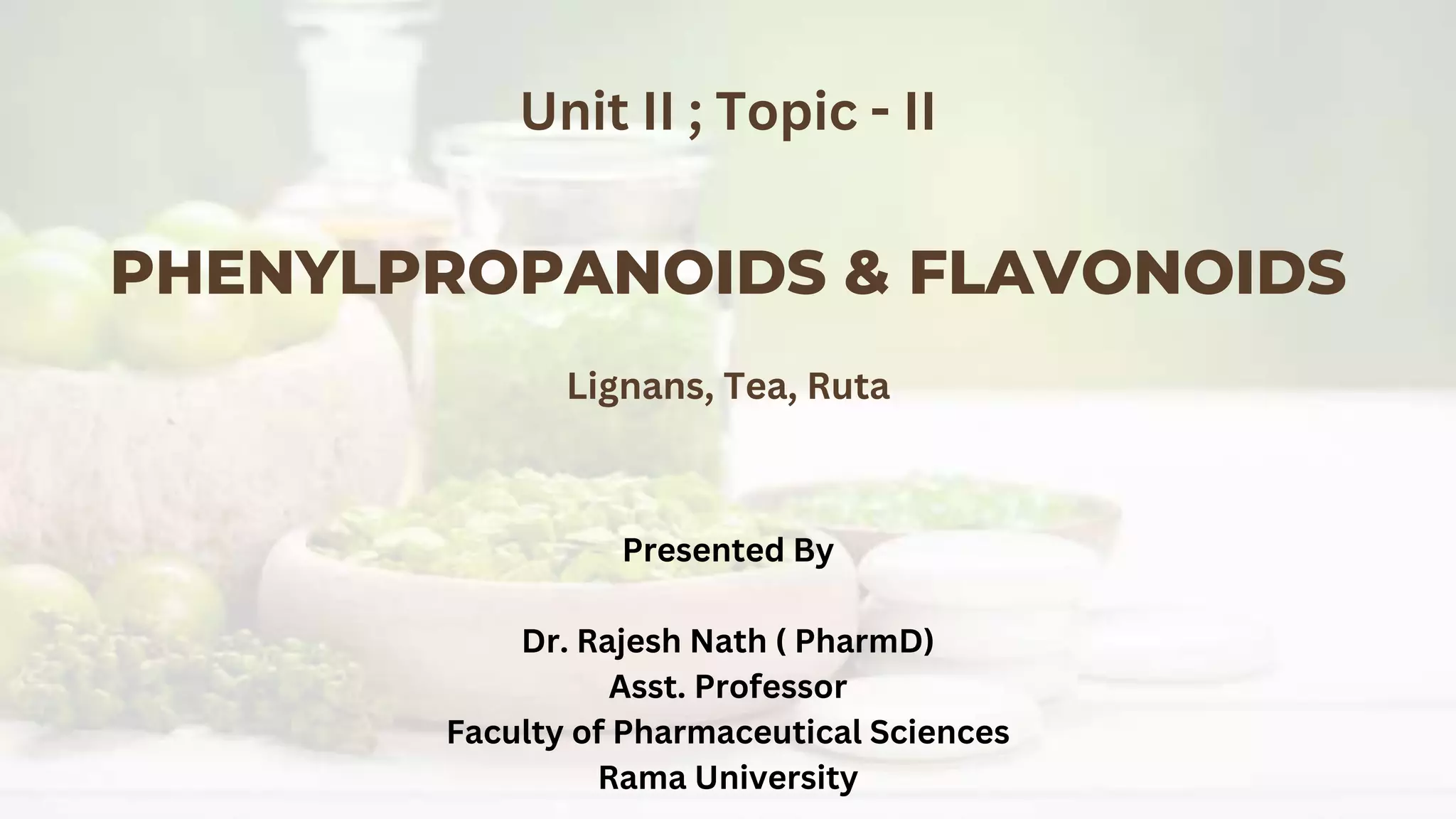 Phenylpropanoids & Flavonoid.pptx