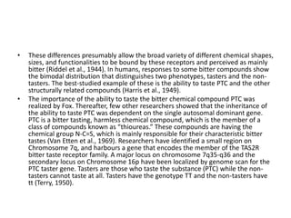 Phenylthiocarbamide (ptc) | PPTX