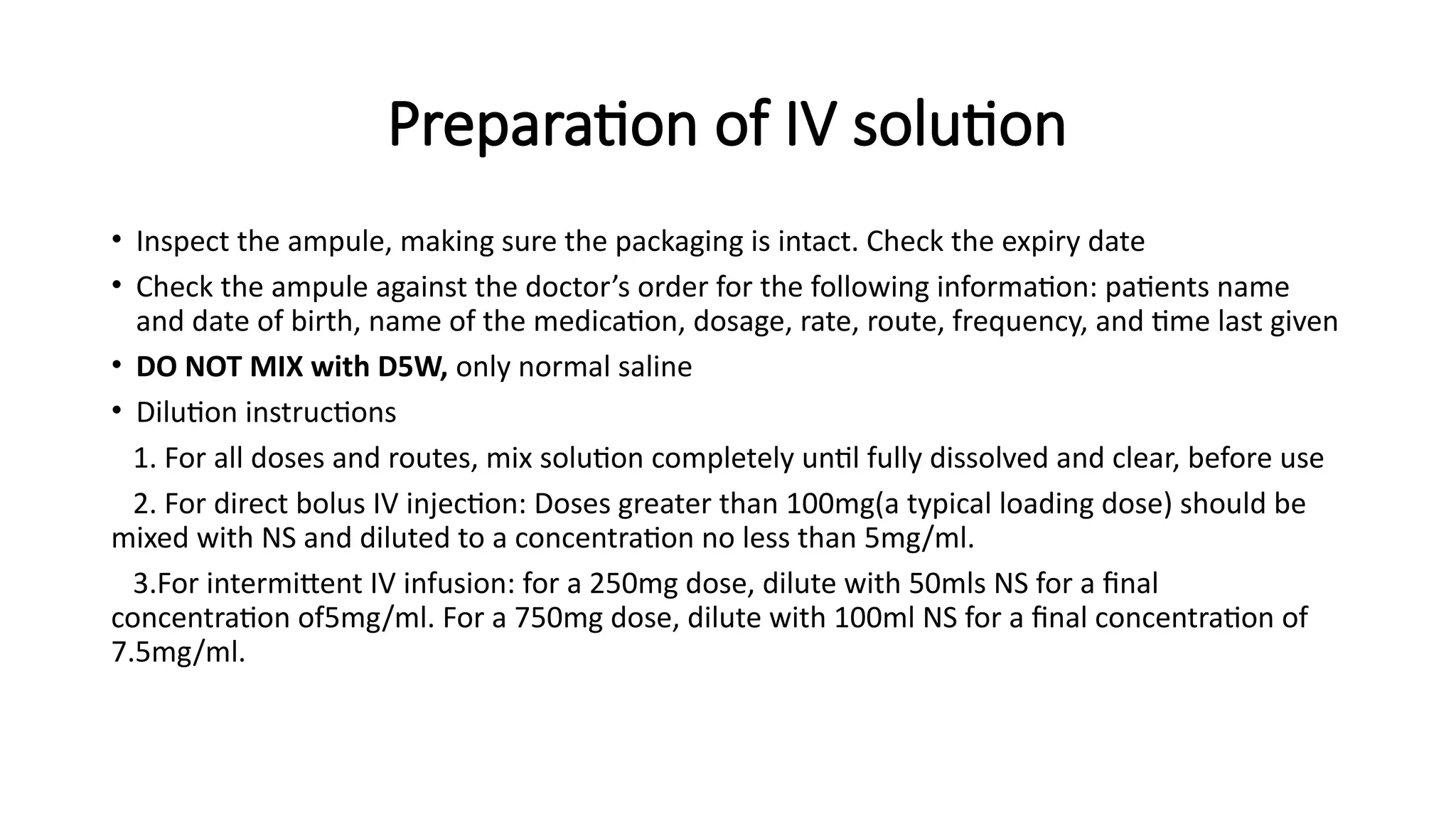 phenytoin Injection.pptx- Enhancing safety | PPTX