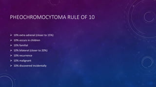 Pheochromocytoma Anesthesia Consideration | PPTX