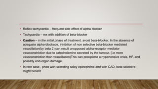 Pheochromocytoma and Anesthesia | PPTX