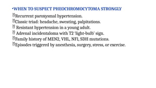 Adrenal pathology: PHEOCHROMOCYTOMA.pptx