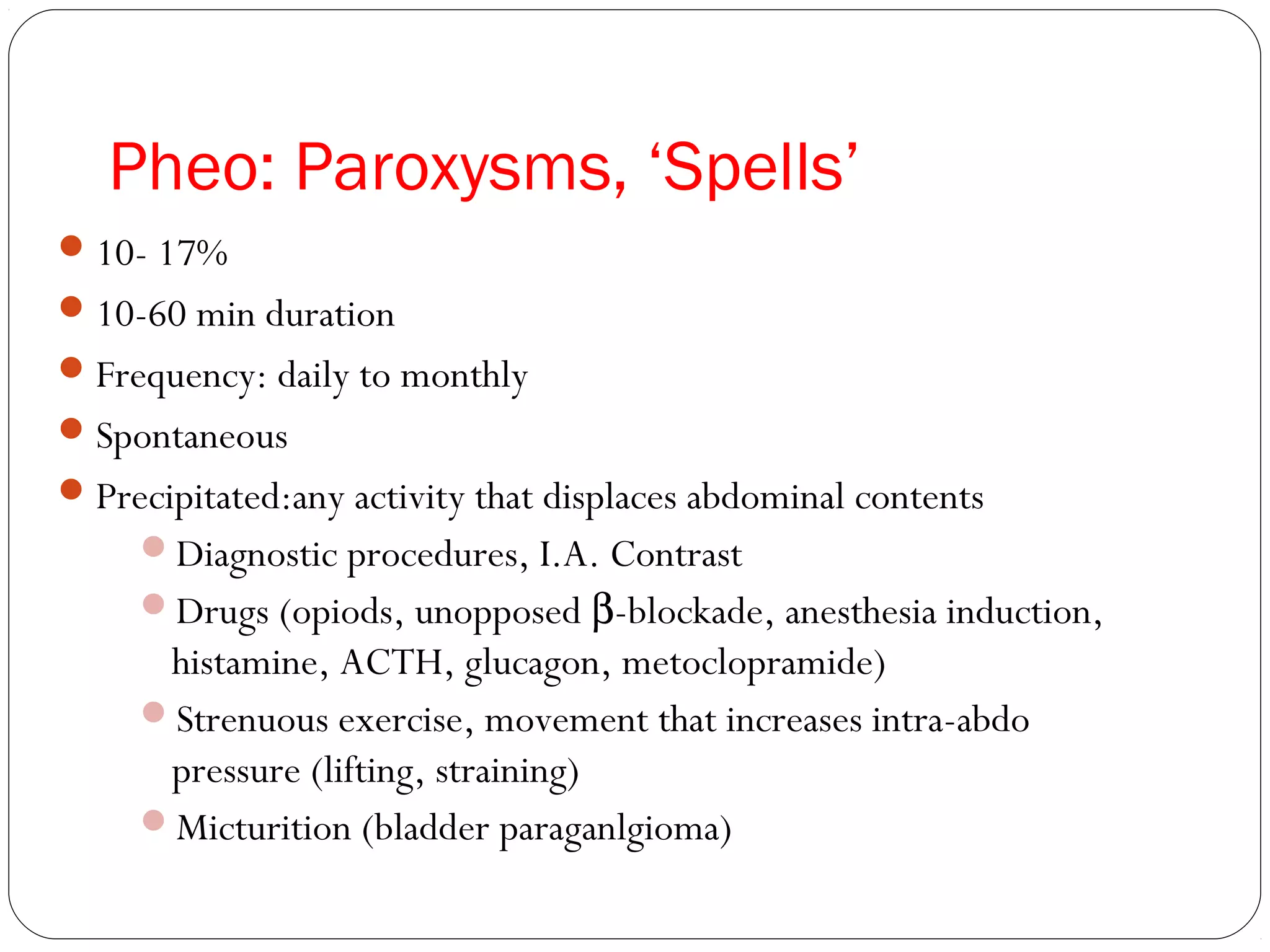 Pheochromocytoma and its anaesthetic management | PPT