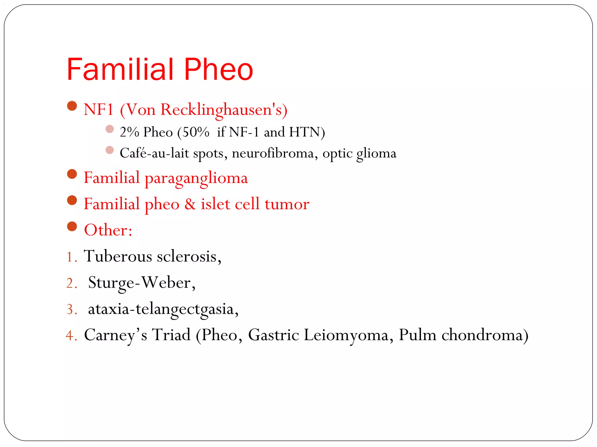 Pheochromocytoma and its anaesthetic management | PPT