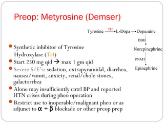 Pheochromocytoma and its anaesthetic management | PPT