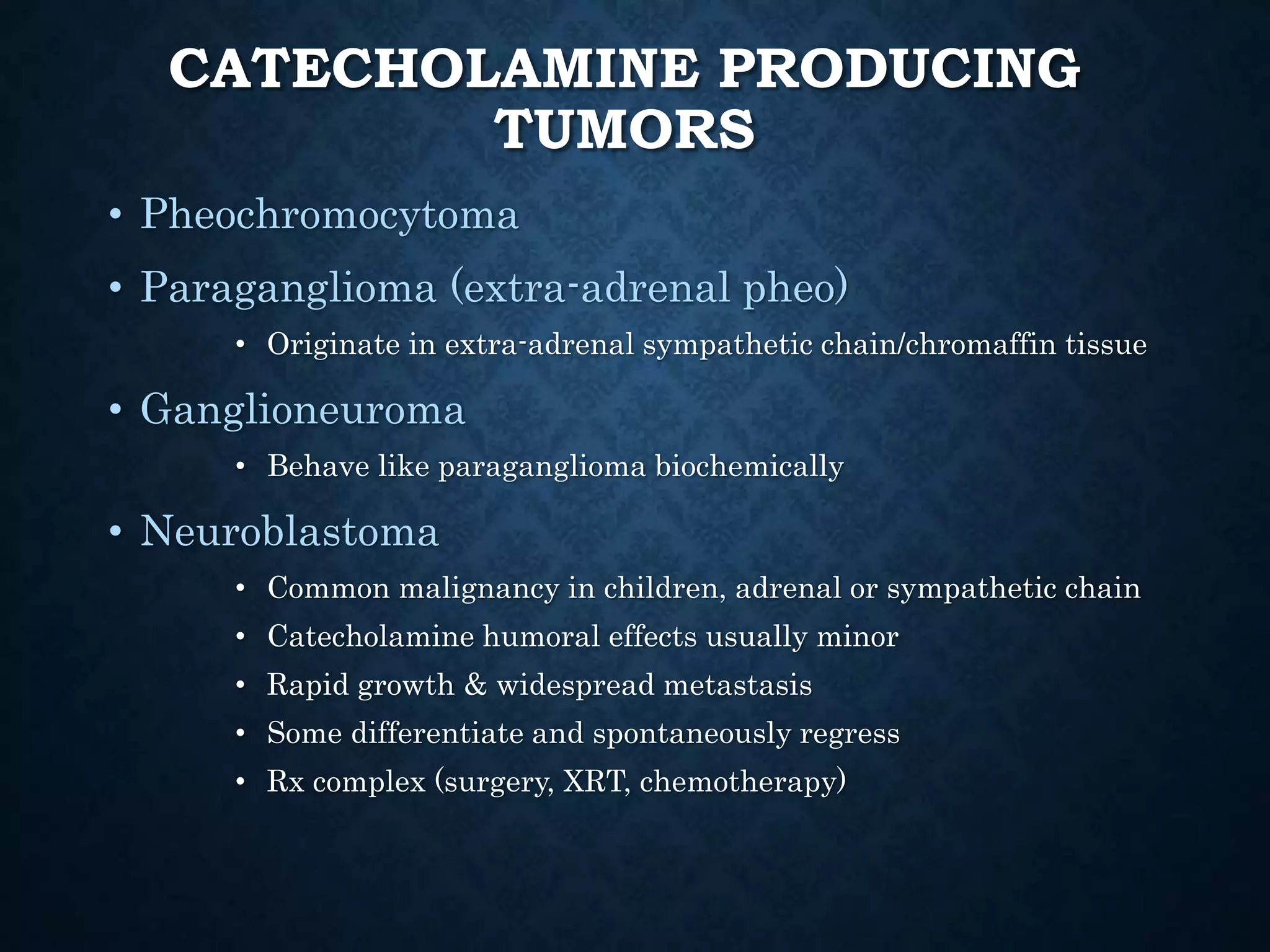 Pheochromocytoma dr ashish nair | PPT