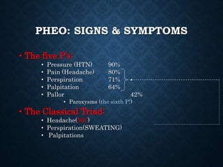 Pheochromocytoma dr ashish nair | PPT