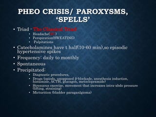 Pheochromocytoma dr ashish nair | PPT