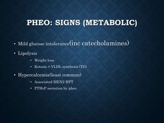 Pheochromocytoma dr ashish nair | PPT