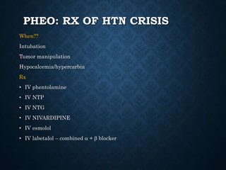 Pheochromocytoma dr ashish nair | PPT