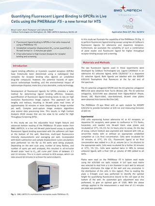 Quantifying Fluorescent Ligand Binding to GPCRs in Live Cells using the ...