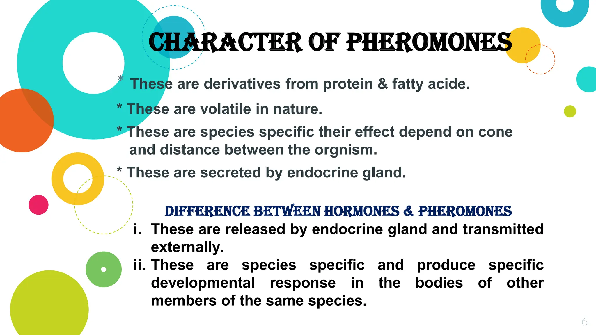 Pheremones by Namrata Singh Tomar M.Sc. I year.pptx