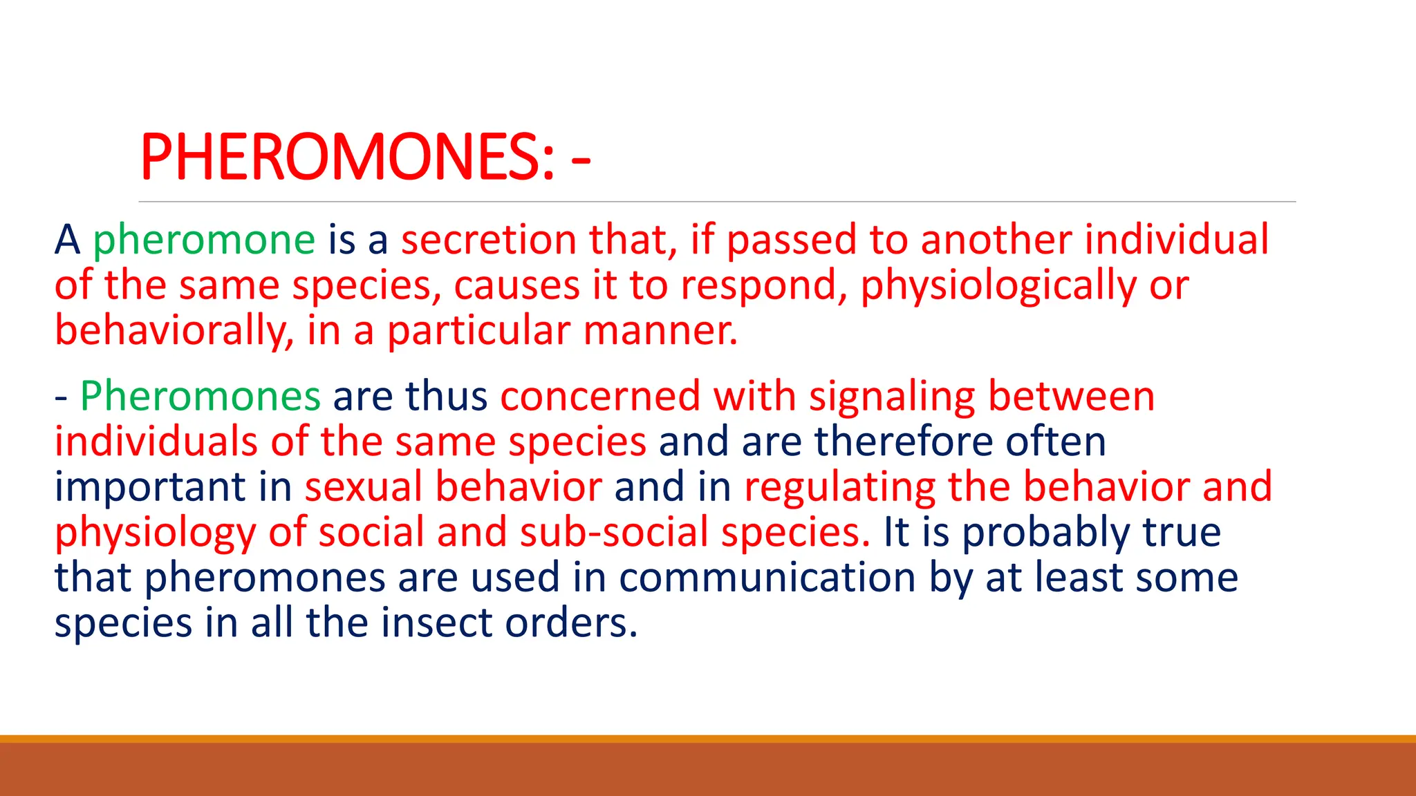 Definition of phermones and exocrine glands.pptx