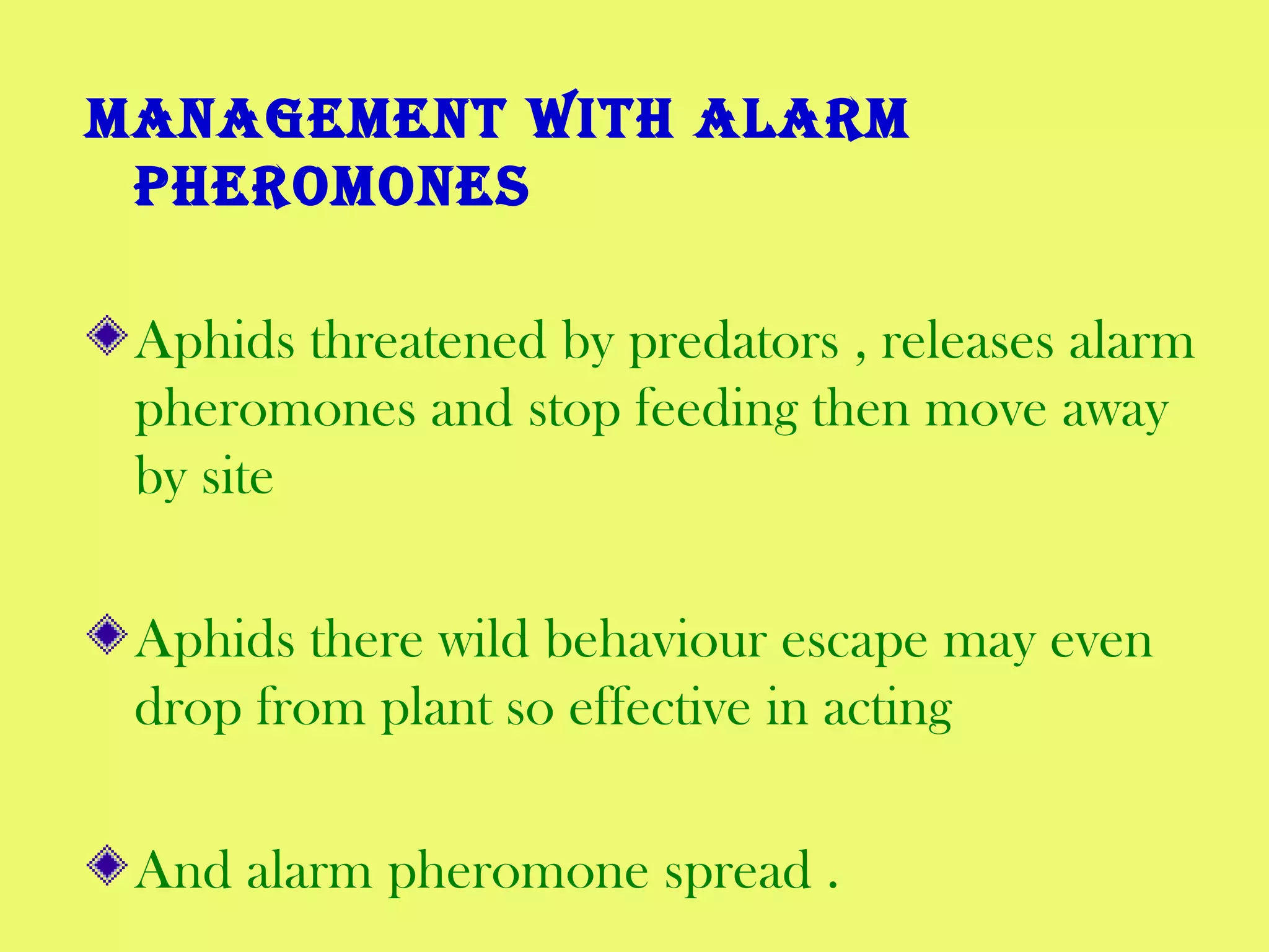 Pheromone IN INSECT PEST MANAGEMENT | PPT